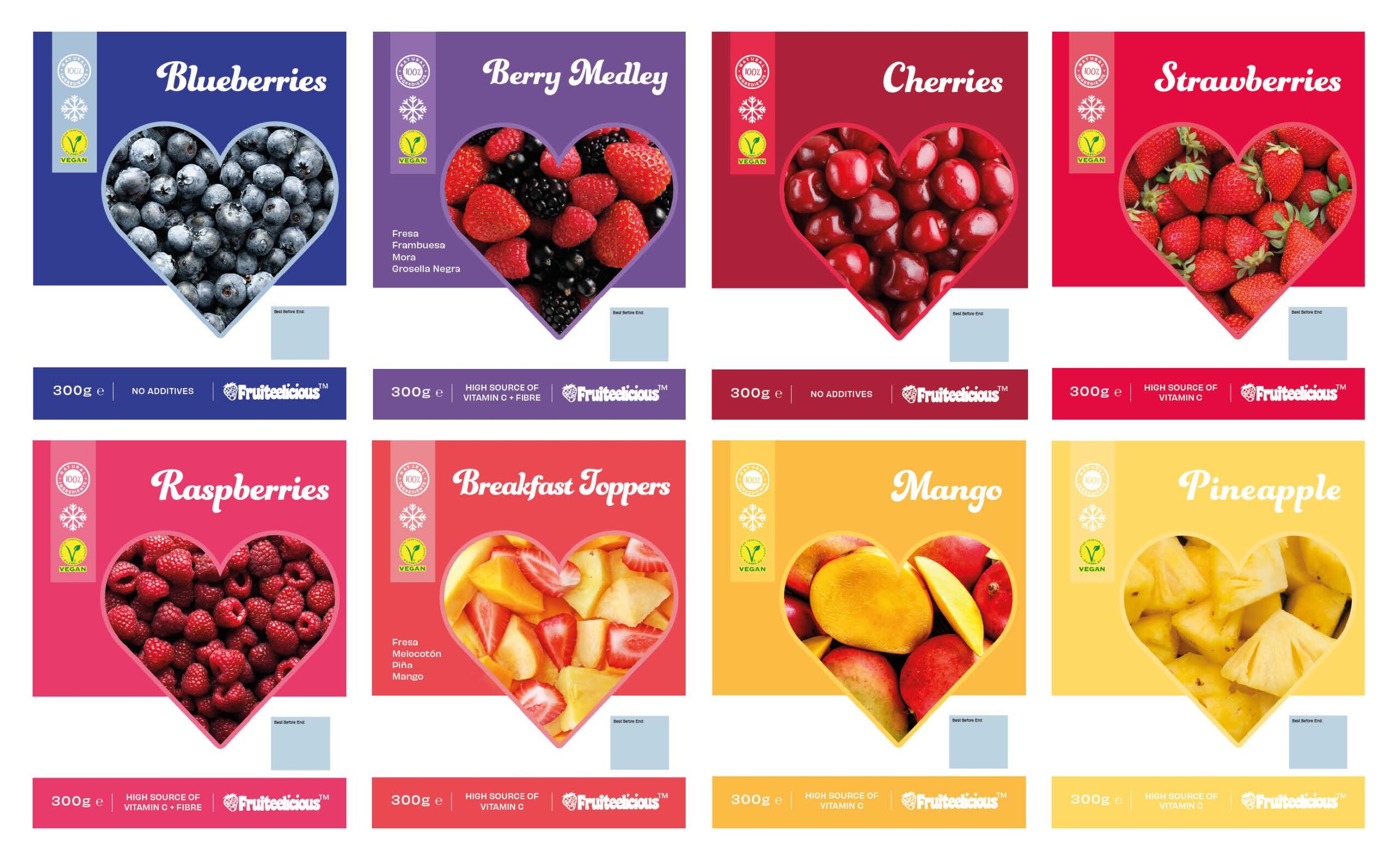 Premium Quality IQF Fruit and Mixes - 300g & 1kg | Newberry